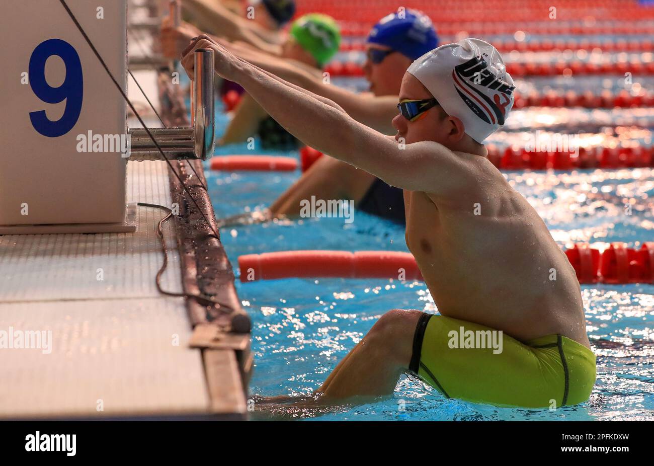 Great Britain’s Joe Field during the Men’s MC 50m Backstroke National Final on day two of the ...