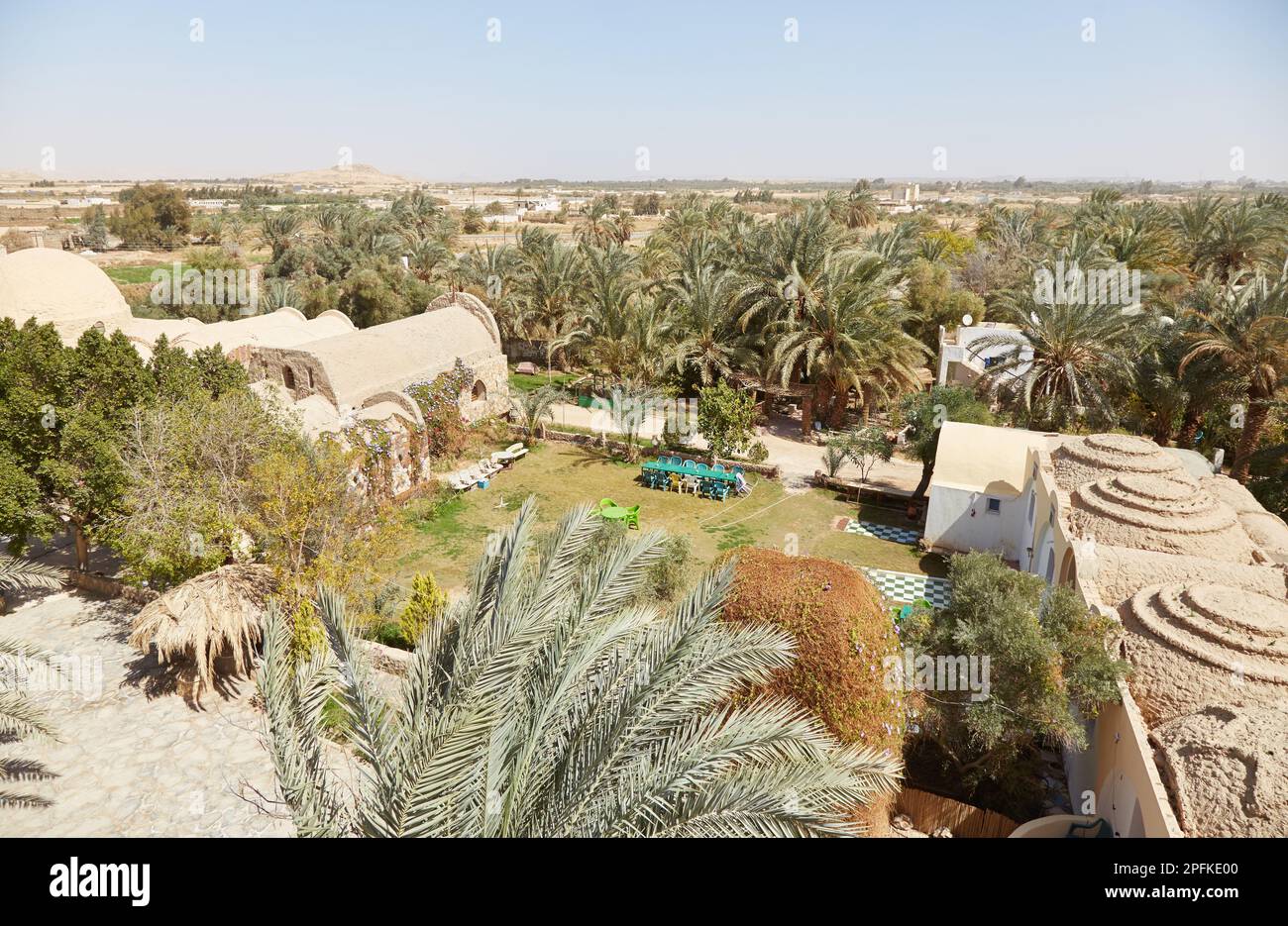The Baharia Oasis in the Middle of Egypt's Western Desert Stock Photo ...