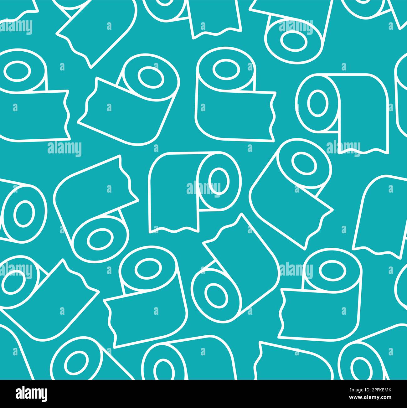 Toilet Paper Roll Pattern Seamless Toilet Paper Background Stock Vector Image And Art Alamy