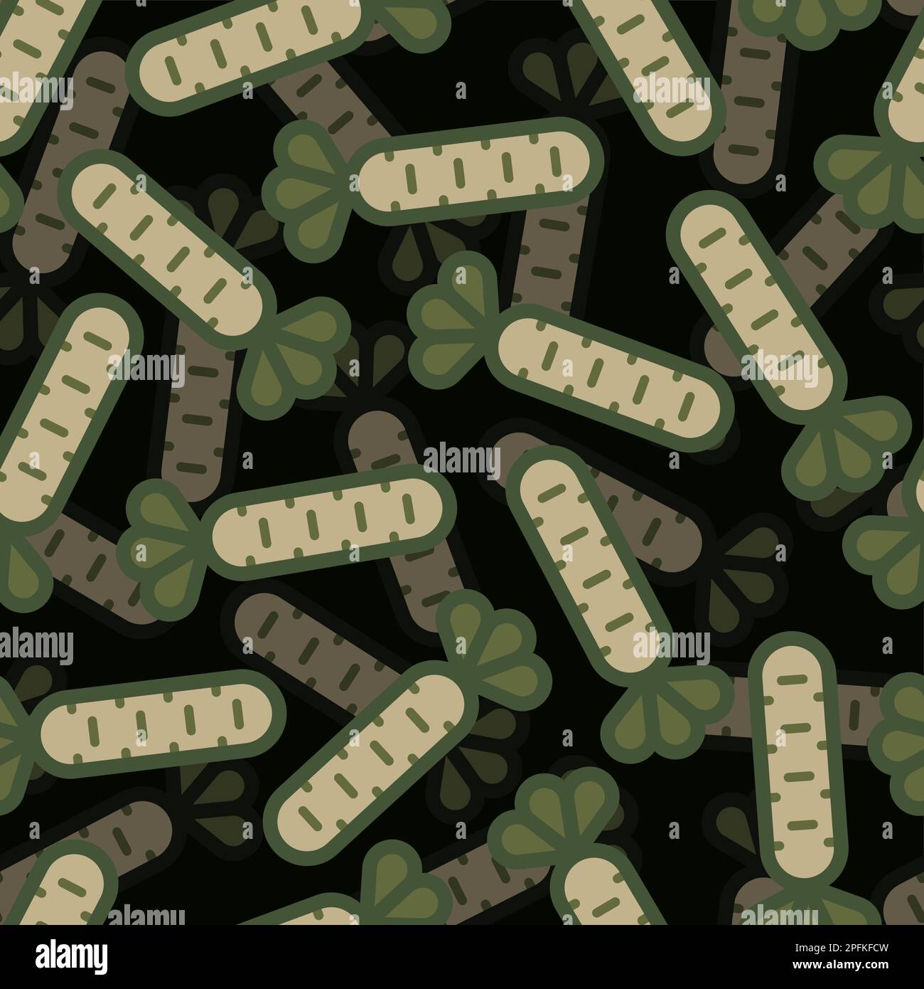 Carrot army pattern seamless. Military fabric texture. Vegetable ...