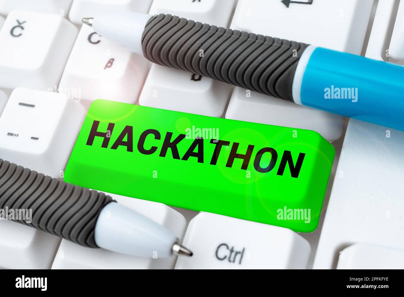 Text sign showing Hackathon. Business concept event where large number ... Text sign showing Hackathon. Business concept event where large number ...