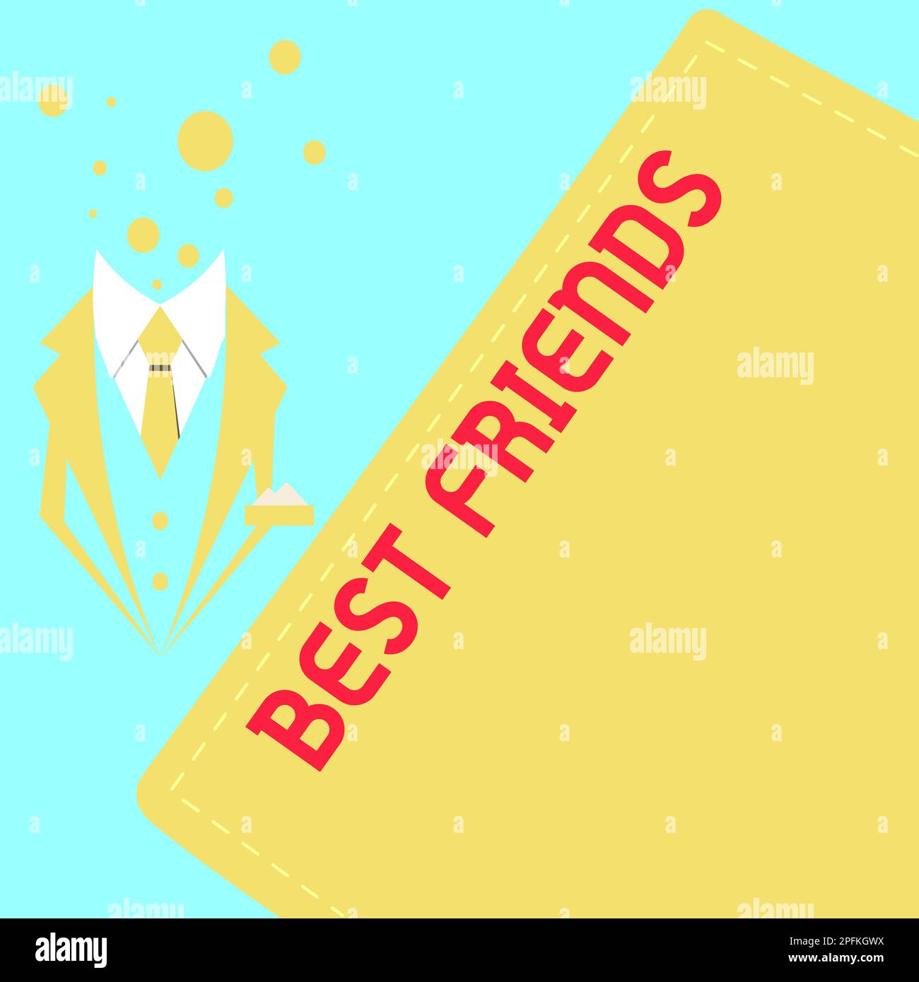 Handwriting text Best Friends. Internet Concept A person you value ...