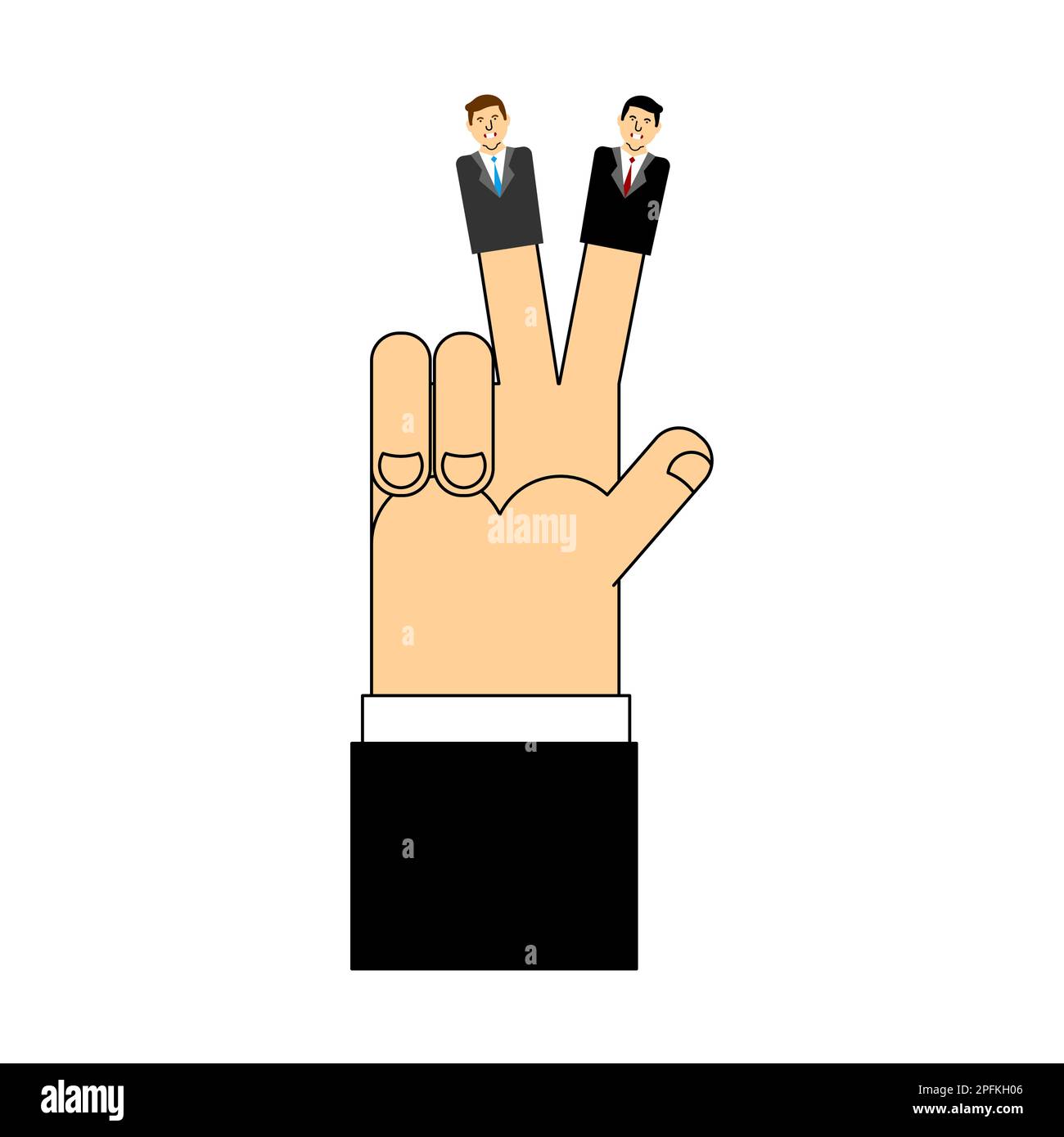 Hand string puppet Cut Out Stock Images & Pictures - Alamy