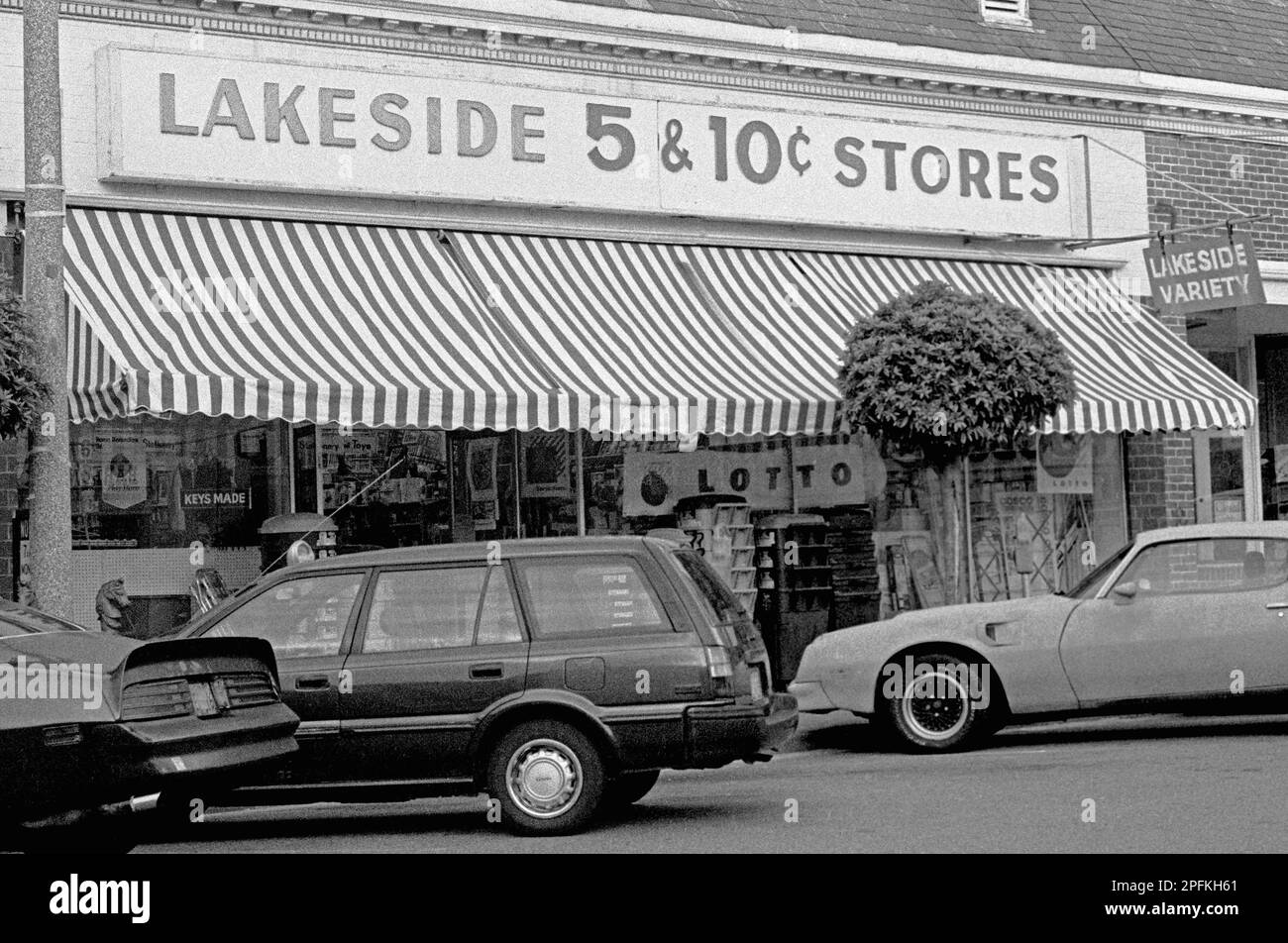 Lakeside 5 and 10 cents store in San Francisco, California, 1979 Stock ...