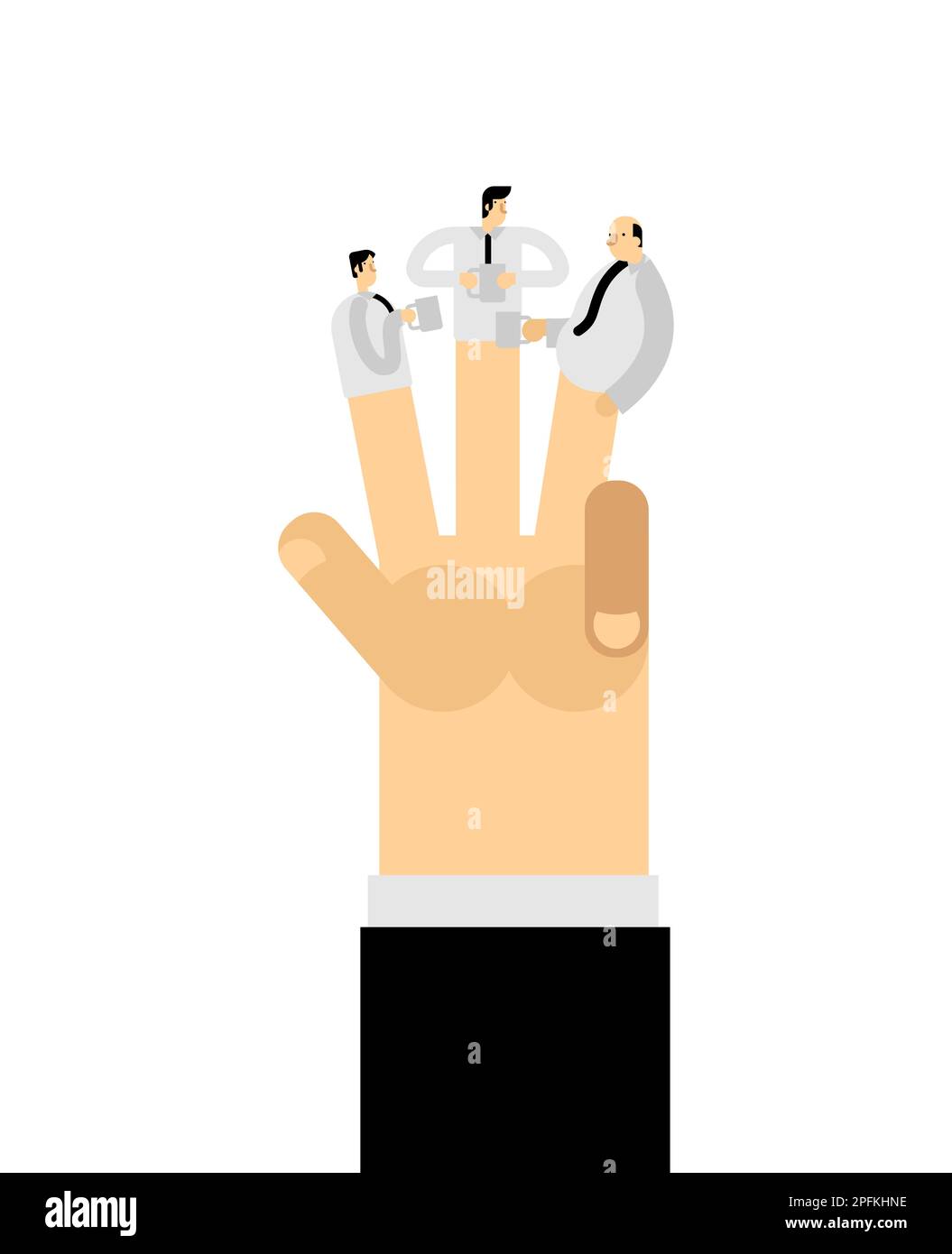 Puppet master Stock Vector Images - Alamy