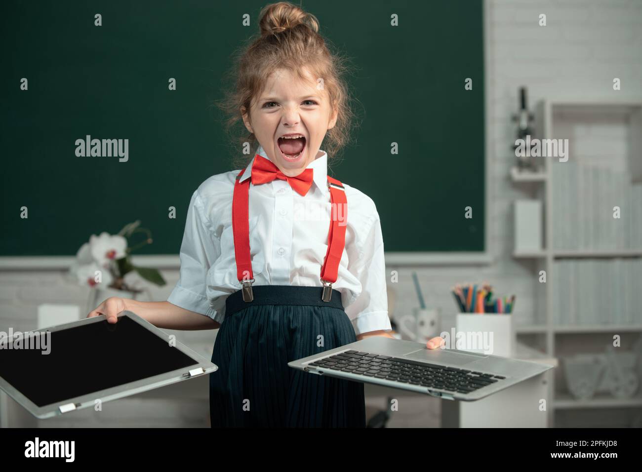 Broken tablet children hi-res stock photography and images - Alamy