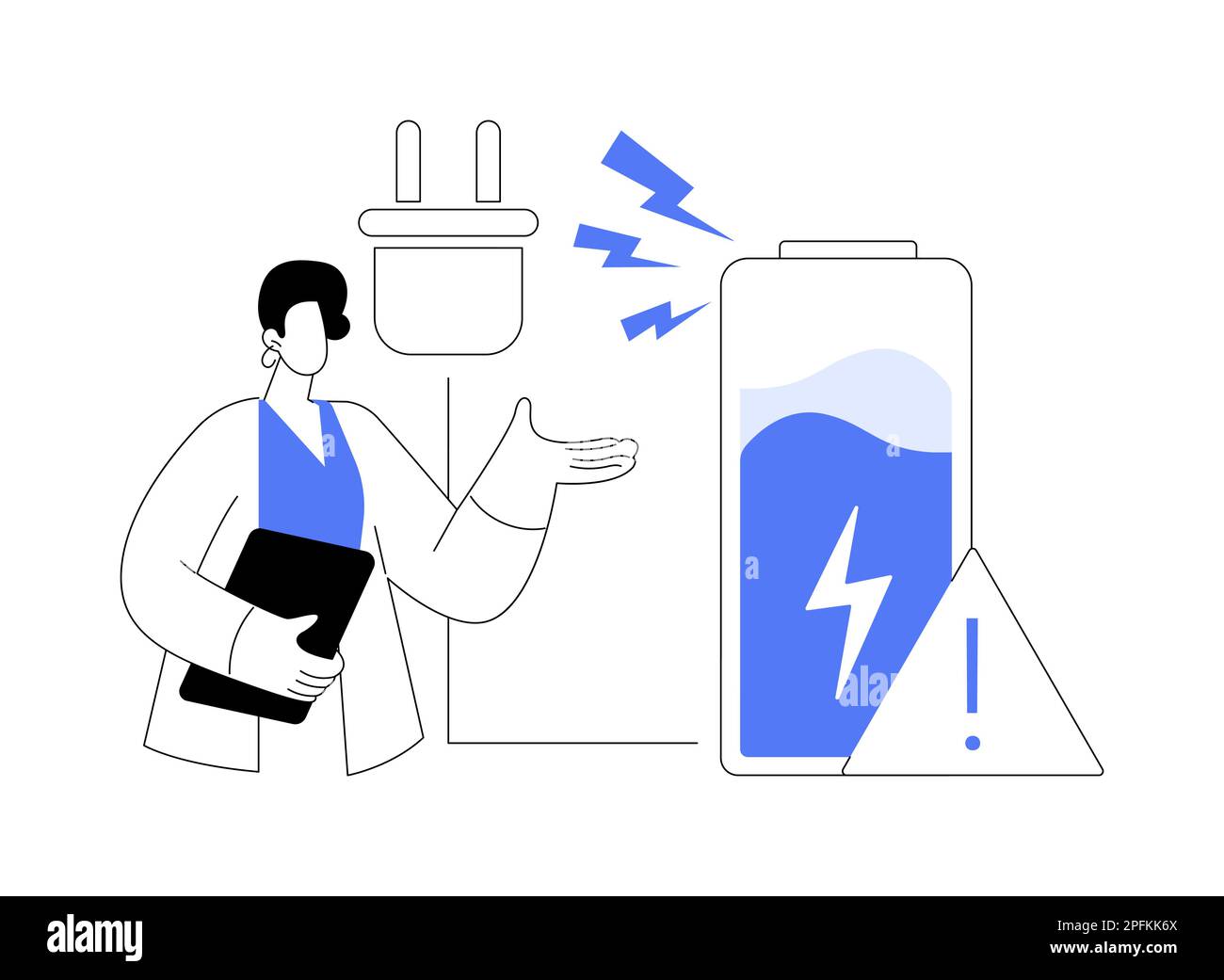 Safety battery abstract concept vector illustration Stock Vector Image ...