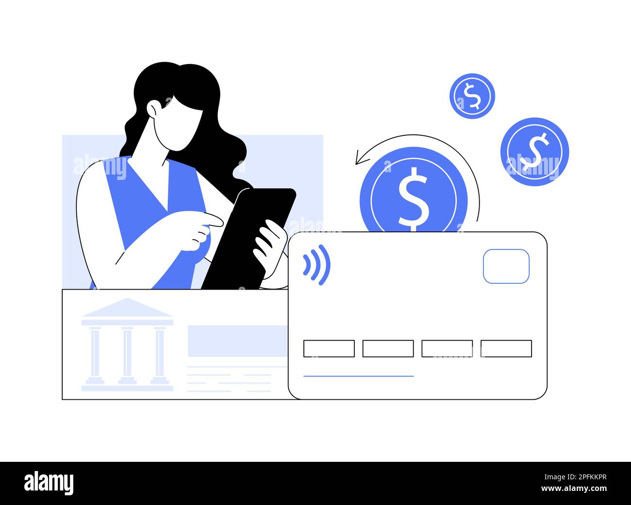 Chargeback abstract concept vector illustration Stock Vector Image ...