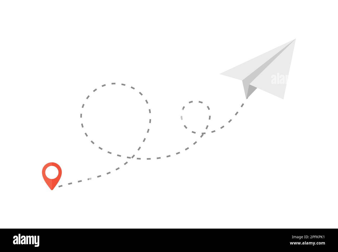 Paper plane isolated vector icon set. Origami paper airplane ...