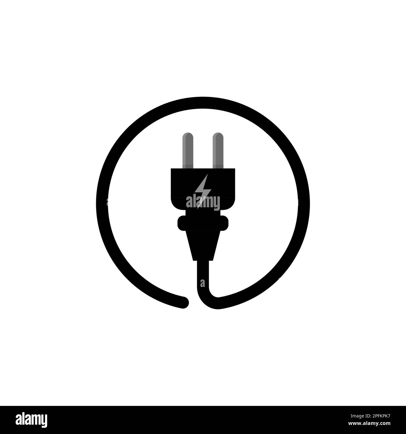 Electric Plug connect concept socket. Get connected or disconnect ...