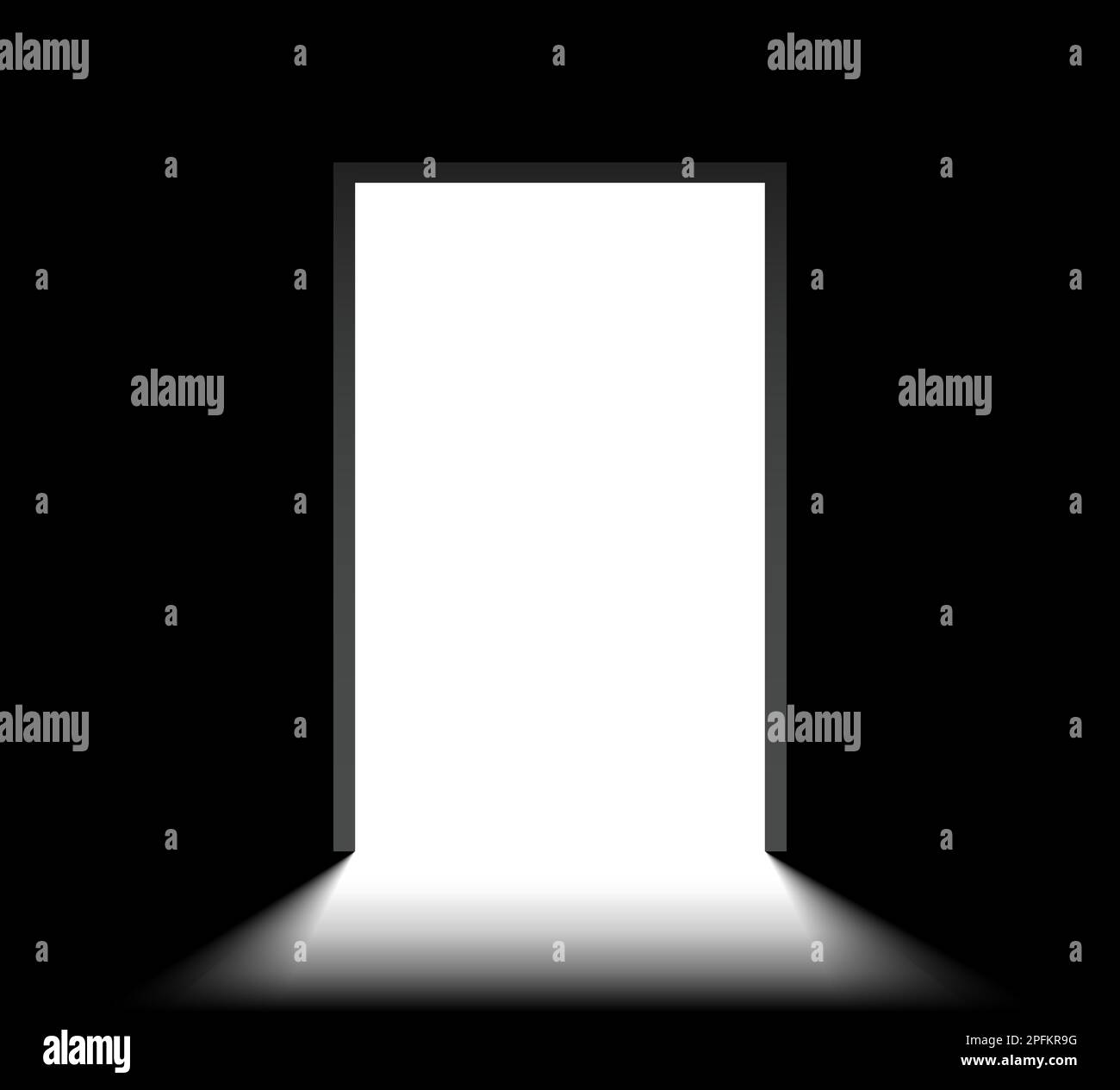Light beam door Stock Vector Images - Alamy