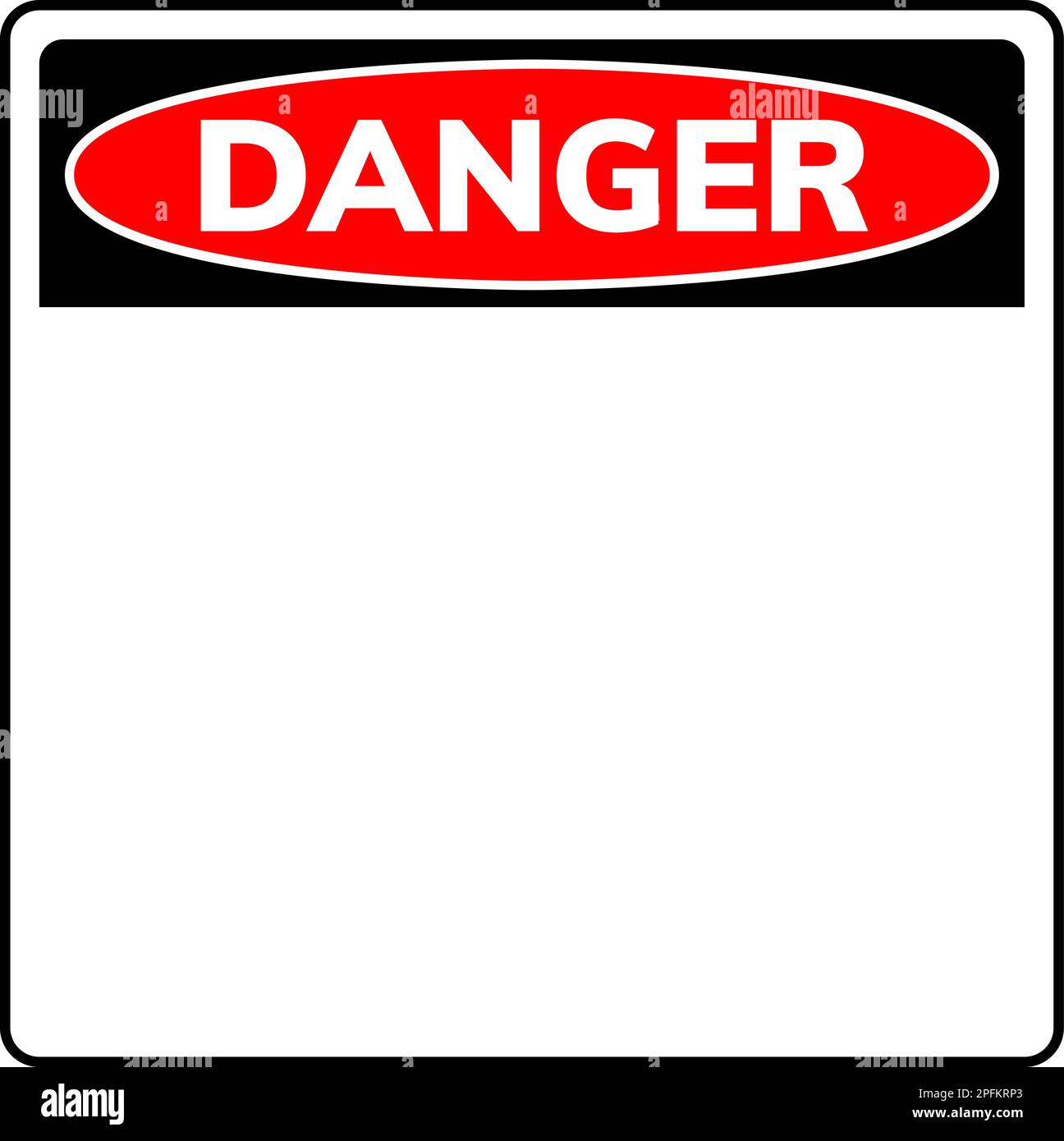 Blank Danger Signs
