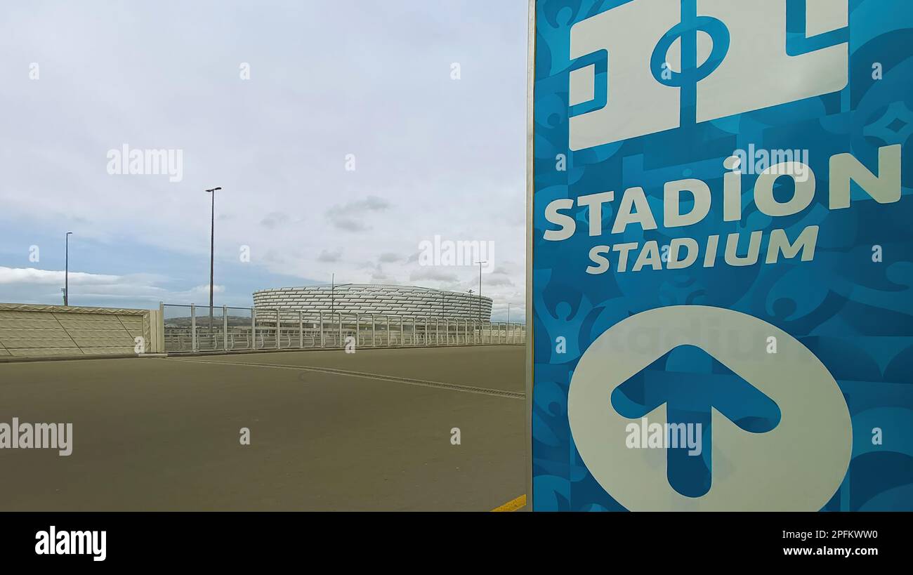 Navigation pillar for visitors to sporting events in the Olympic ...