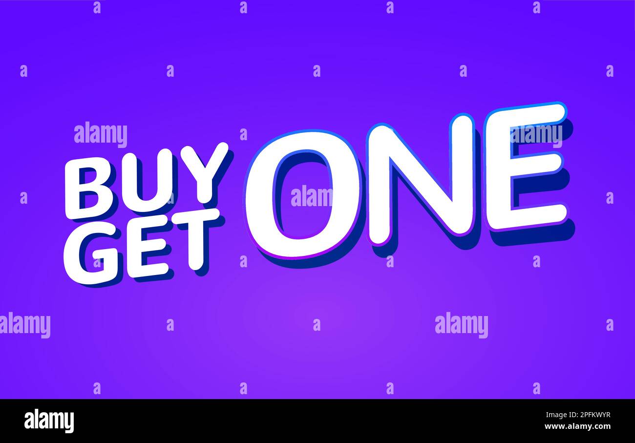 Buy 1 Get 1 Free sale poster. Banner design template for marketing ...