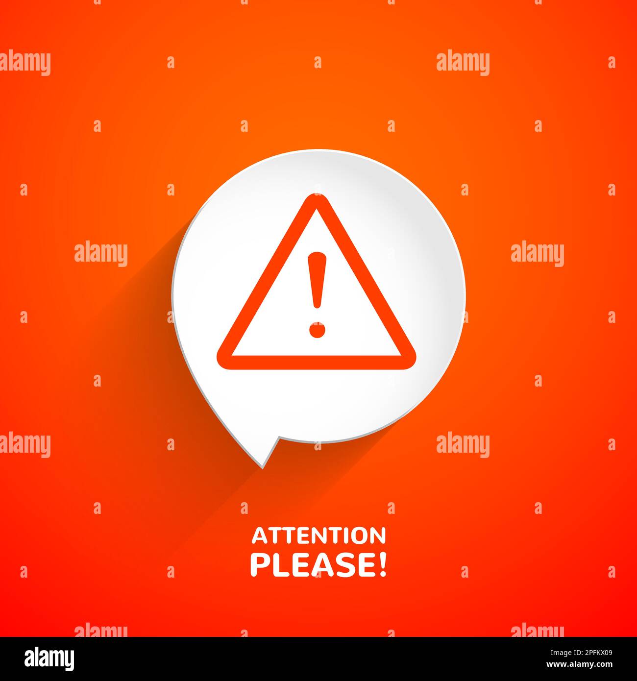 Attention danger sign caution alert icon logo. Attention vector alert ...