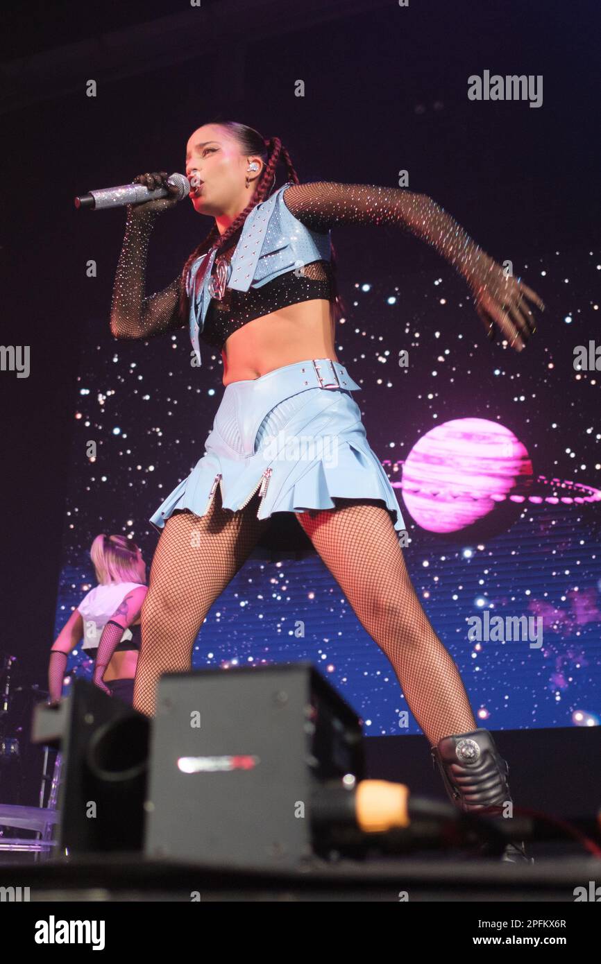 Madrid, Spain. 17th Mar, 2023. Singer Emilia Mernes performs at Las ...