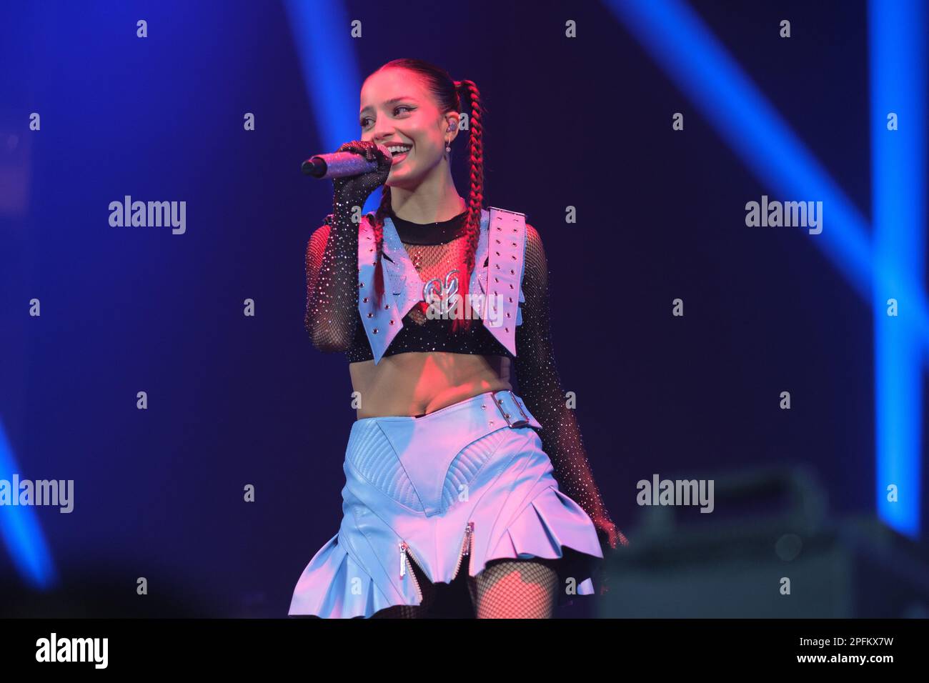 Madrid, Spain. 17th Mar, 2023. Singer Emilia Mernes performs at Las ...