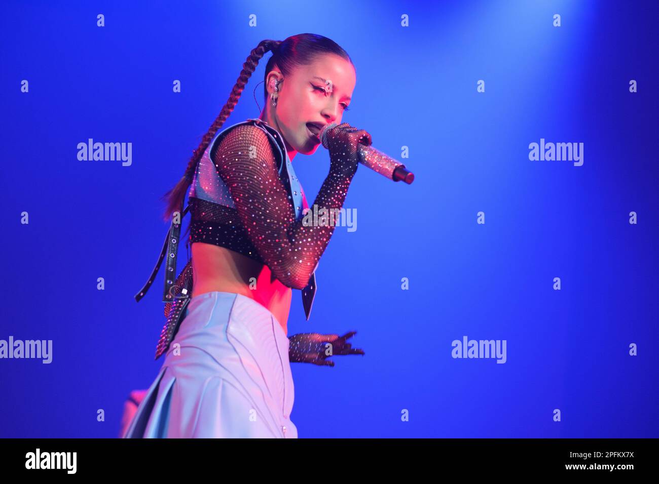 Madrid, Spain. 17th Mar, 2023. Singer Emilia Mernes performs at Las ...