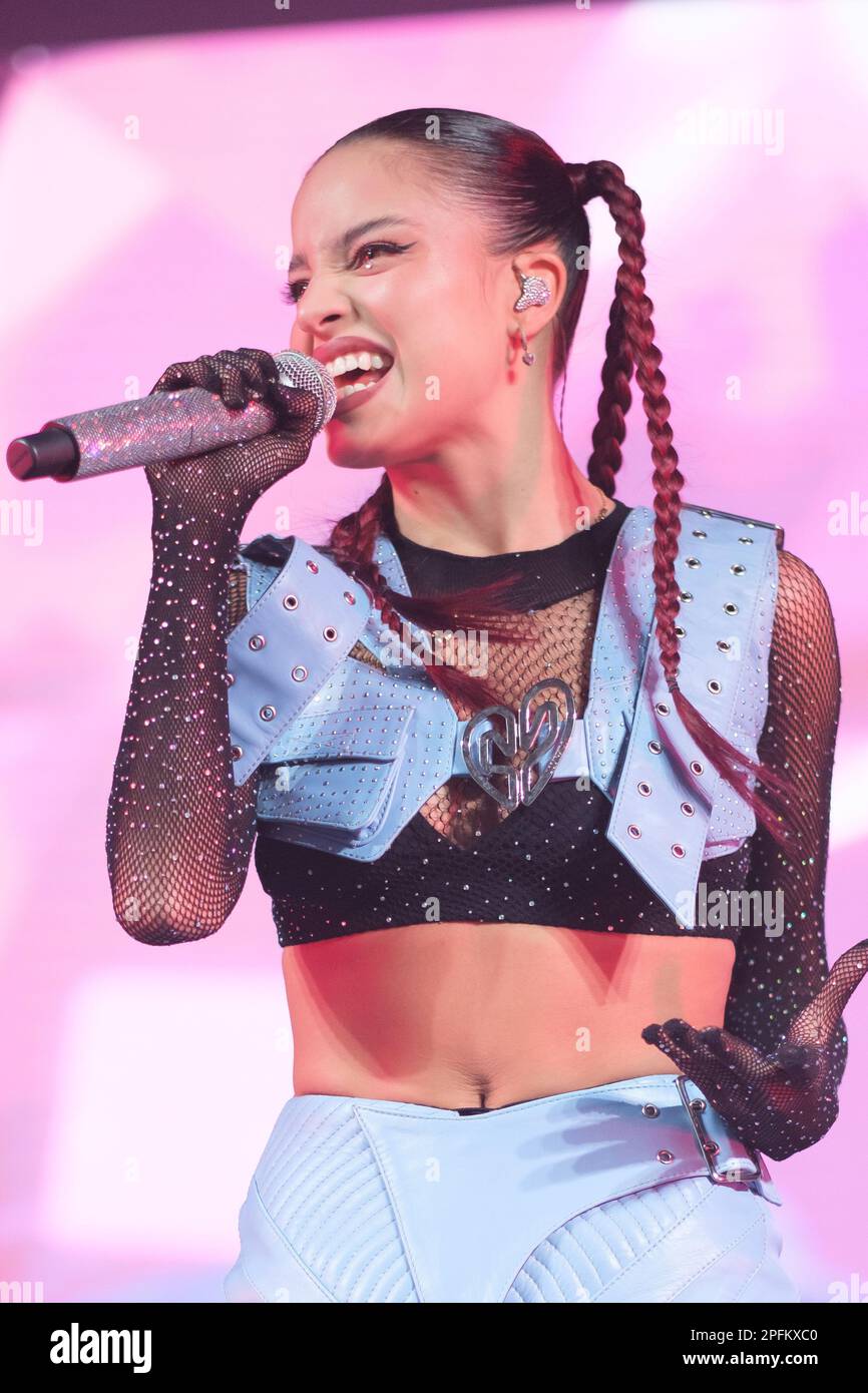 Madrid, Spain. 17th Mar, 2023. Singer Emilia Mernes performs at Las ...