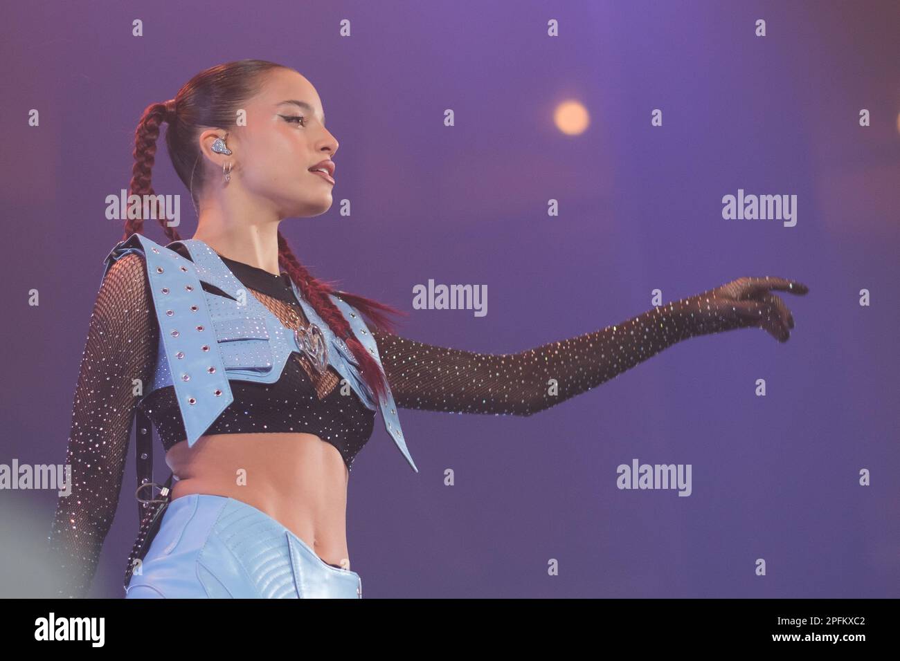 Madrid, Spain. 17th Mar, 2023. Singer Emilia Mernes performs at Las ...