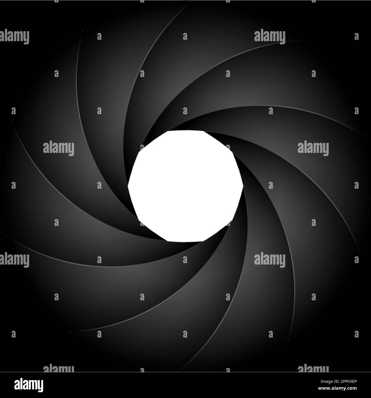 Camera shutter photography background aperture. Focus vector black lens zoom digital design ...