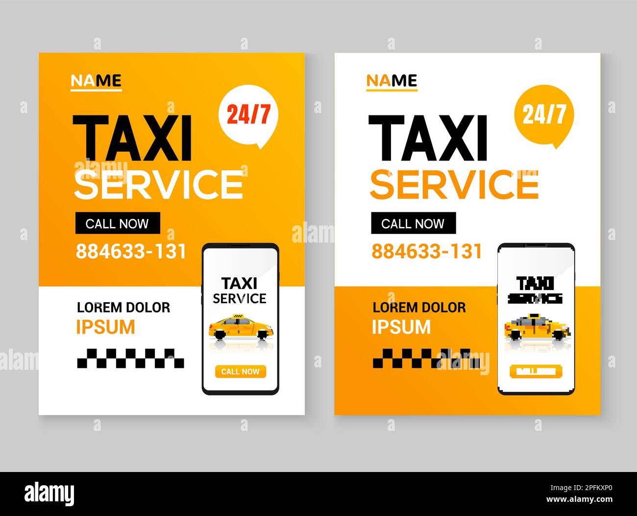 Taxi service flyer layout template. Taxi car service cab poster design ...