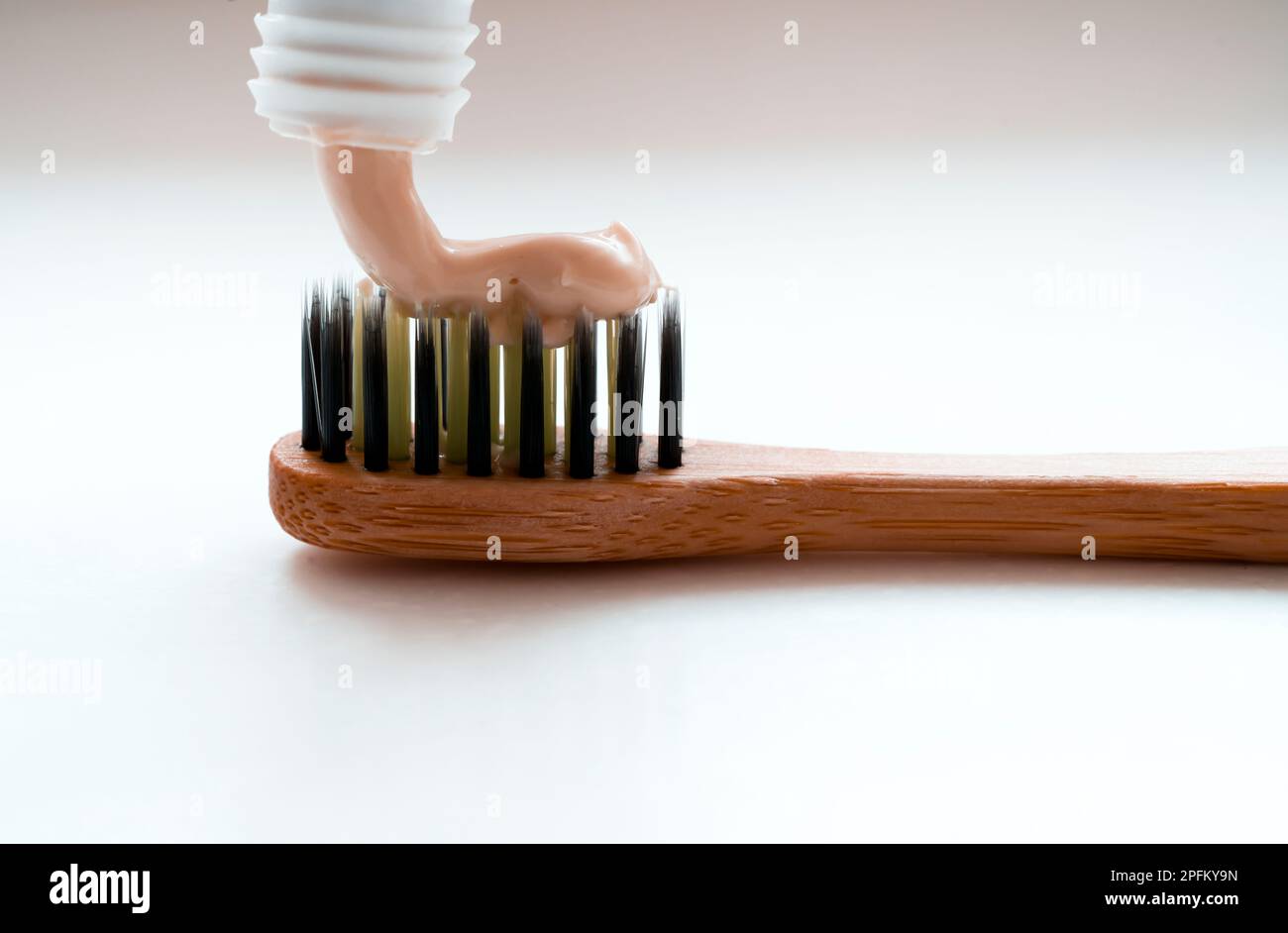 Wood stick toothbrush hi-res stock photography and images - Alamy