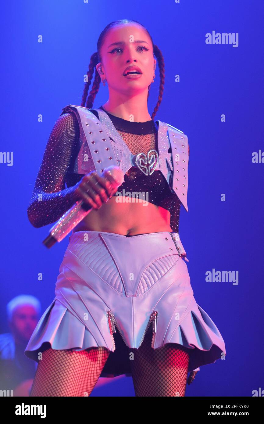 Madrid, Spain. 17th Mar, 2023. Singer Emilia Mernes performs at Las ...