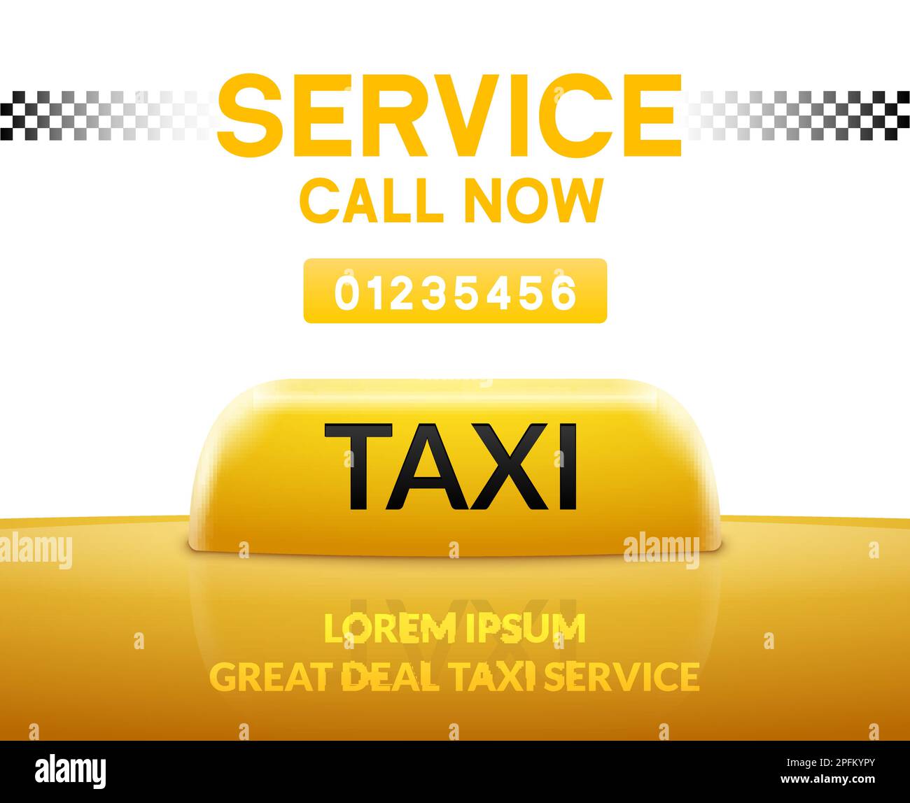Taxi car service background sign. Taxi city transport business ...