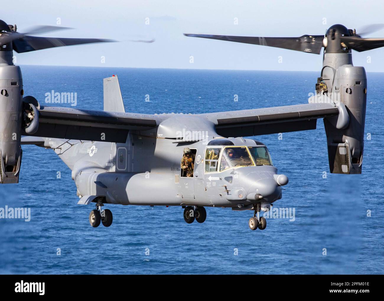 230302-N-IX644-1019 ADRIATIC SEA (March 2, 2023) A CV-22 Osprey ...