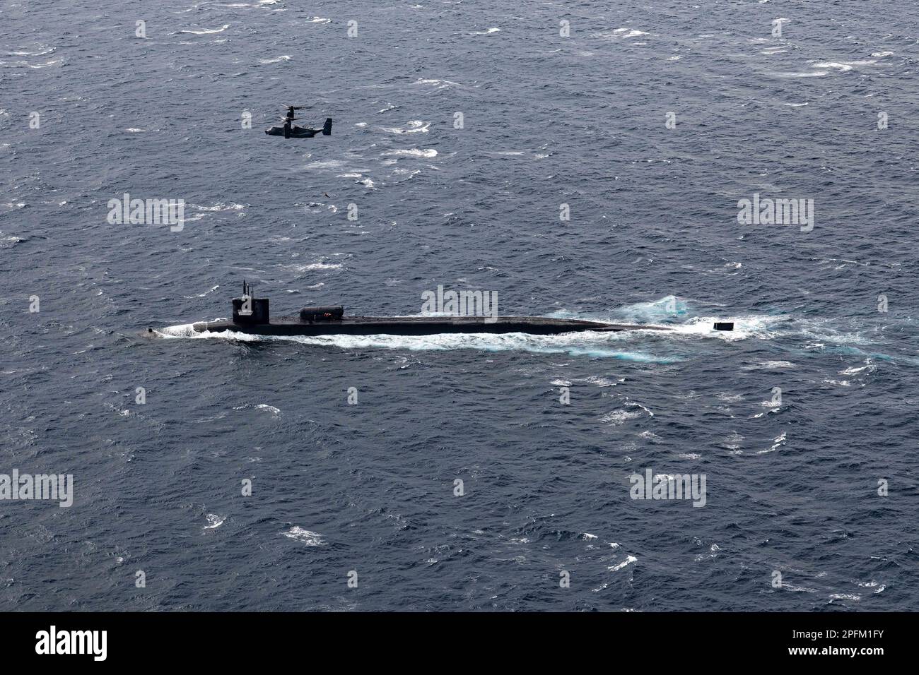 MEDITERRANEAN SEA (Feb. 26, 2023) Ohio-class guided-missile submarine ...
