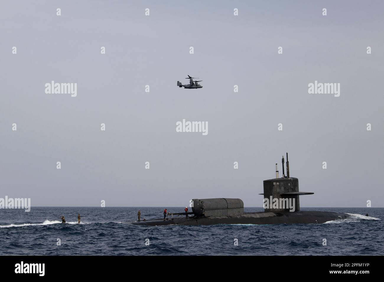 MEDITERRANEAN SEA (Feb. 27, 2023) Ohio-class guided-missile submarine ...