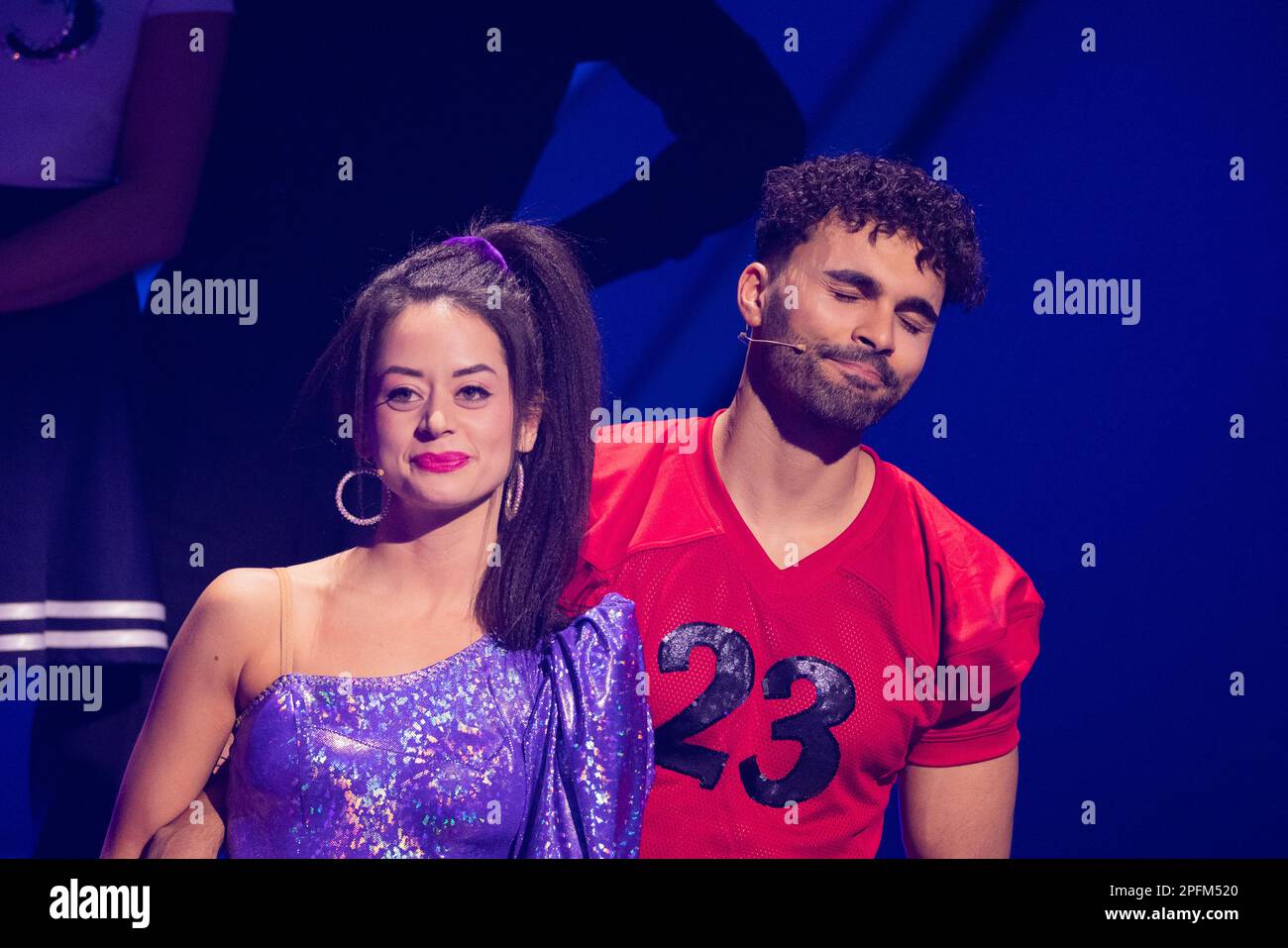 Cologne, Germany. 17th Mar, 2023. Younes Zarou, TikTok star, and Malika ...