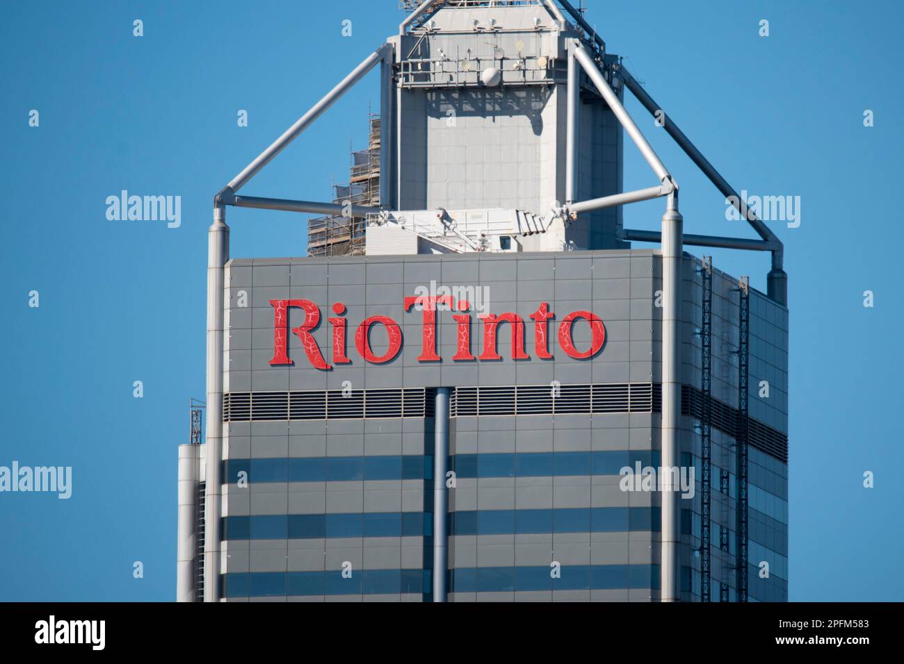 Perth, Australia - March 10, 2023: Central Park office tower with Rio ...