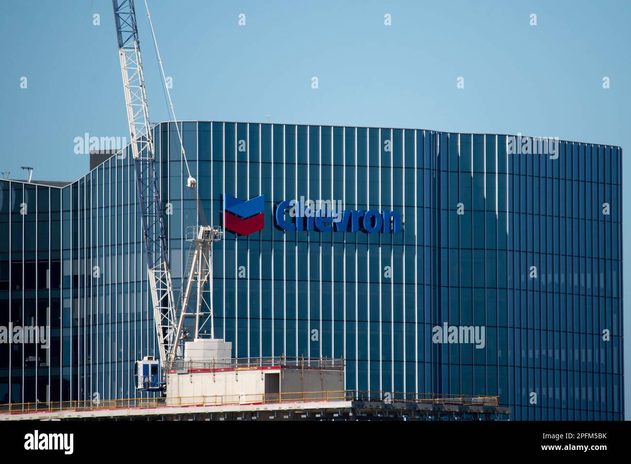 Perth, Australia - March 10, 2023: Headquarters of Chevron Australia ...