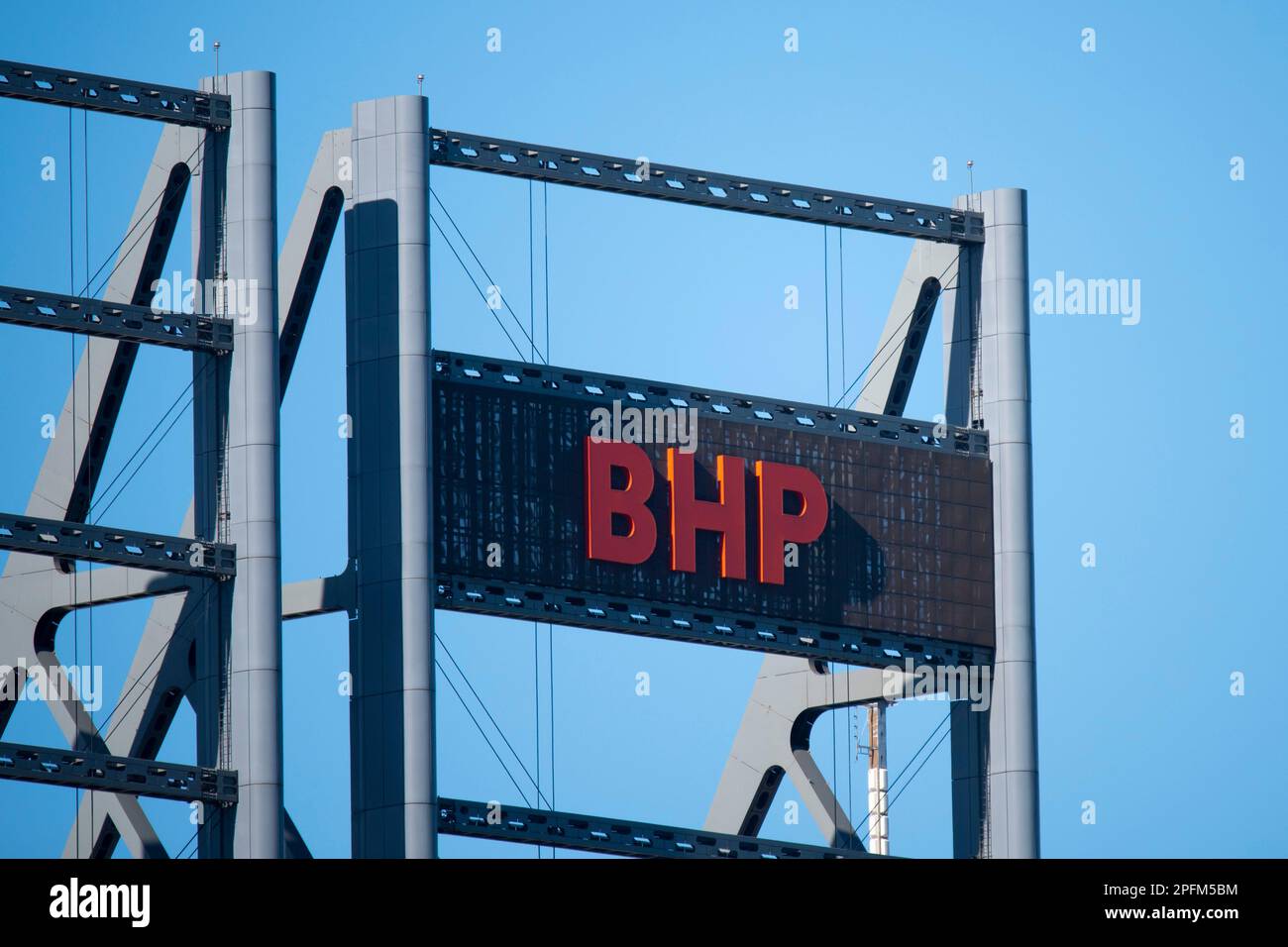 Perth, Australia - March 10, 2023: Brookfield Place office tower with ...