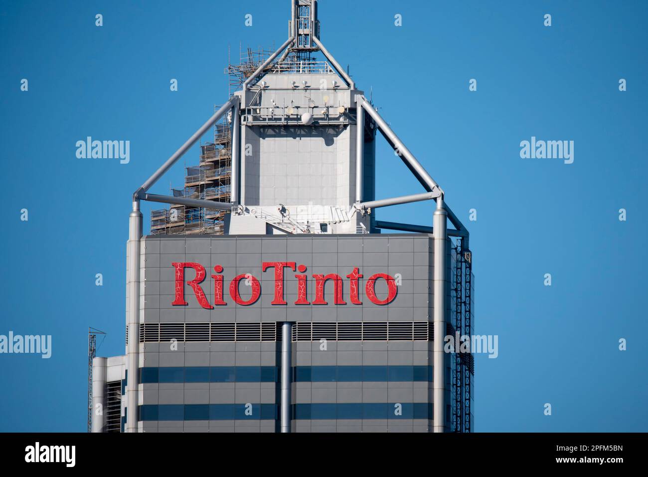Perth, Australia - March 10, 2023: Central Park office tower with Rio ...