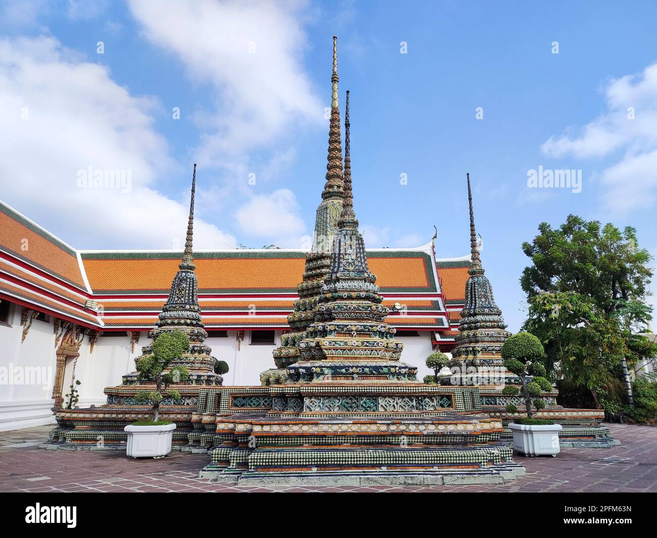 Chedi Pagodas In Bangkok