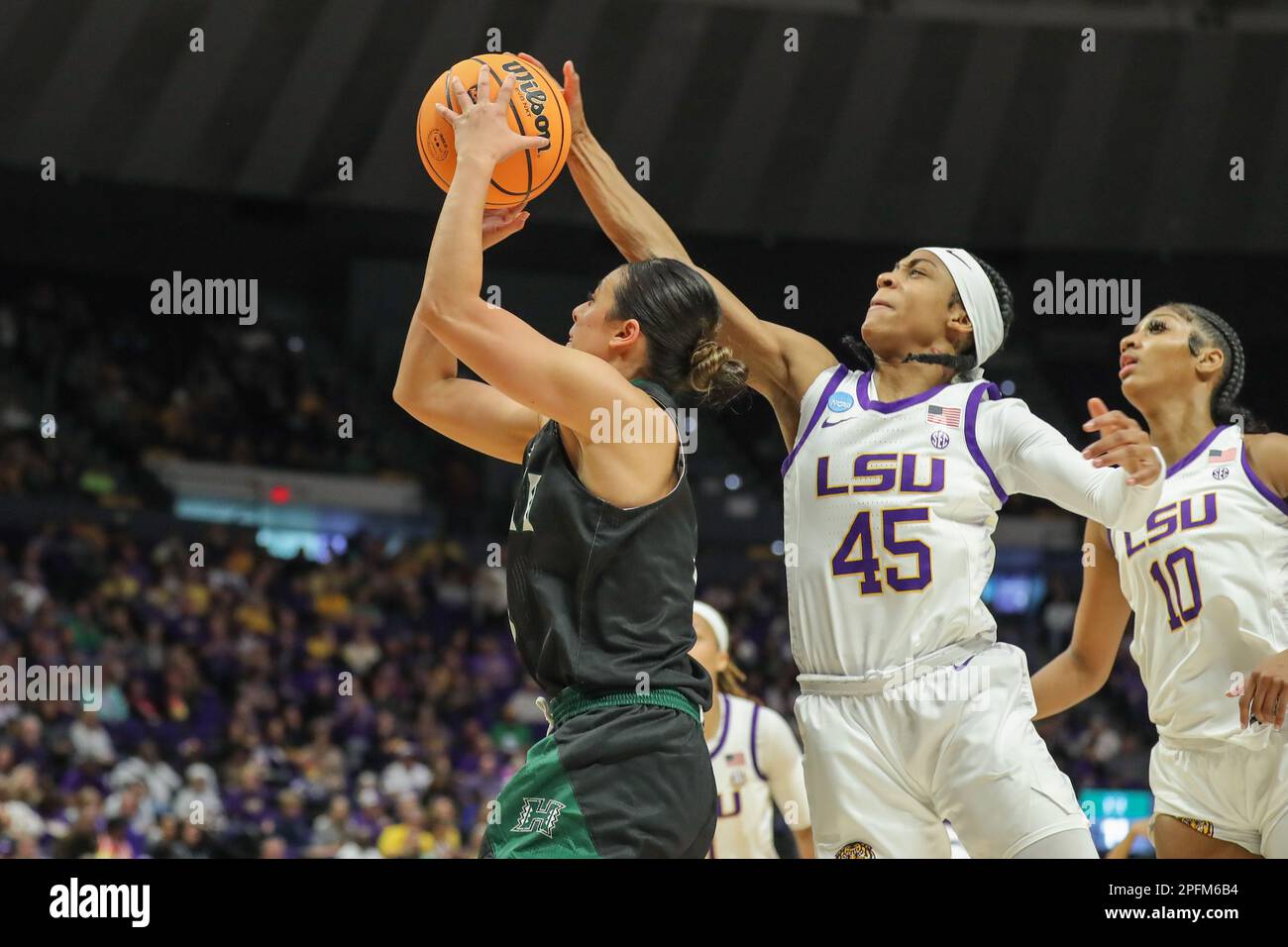 Baton Rouge, USA. 17th Mar, 2023. March 17, 2023: Hawaii's Lily ...