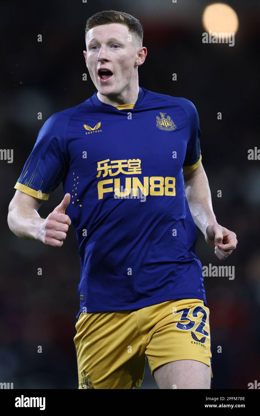 Nottingham, UK. 17th Mar, 2023. Elliot Anderson of Newcastle United ...
