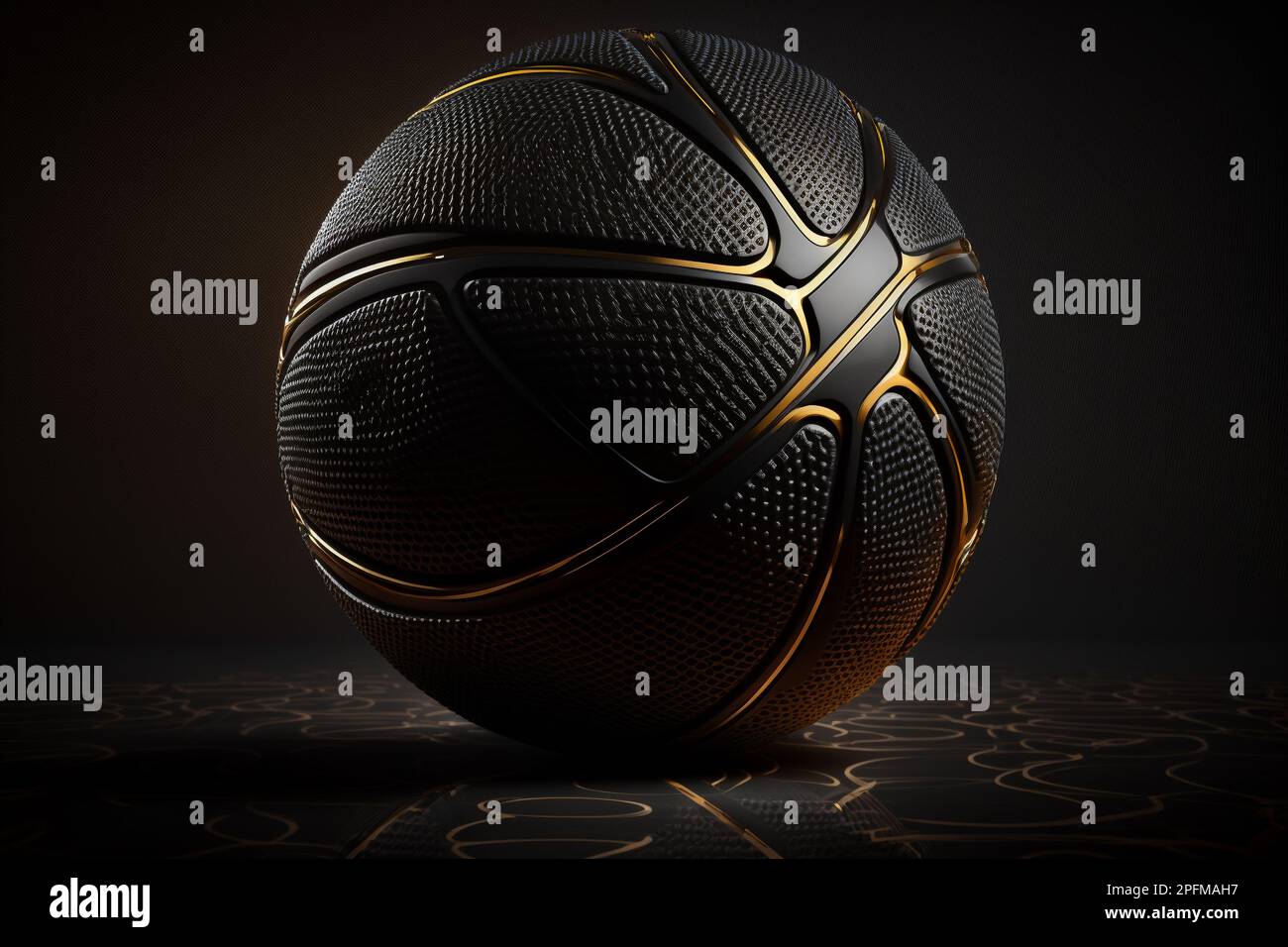 Basketball ball image with brightly beautiful creative texture ...