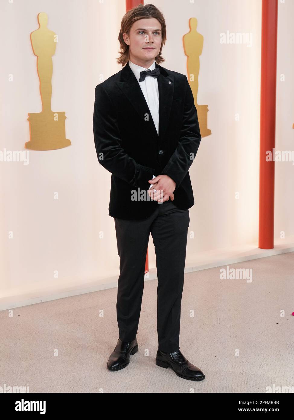 Los Angeles, USA. 12th Mar, 2023. Sam Rechner walking on the red carpet ...
