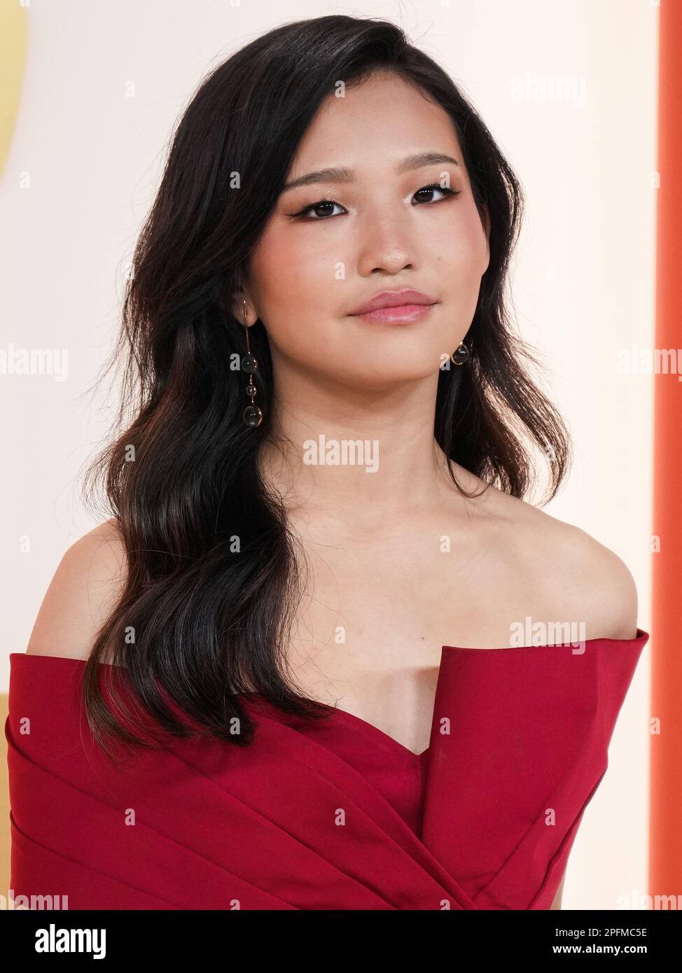 Los Angeles, USA. 12th Mar, 2023. Rosalie Chiang walking on the red ...
