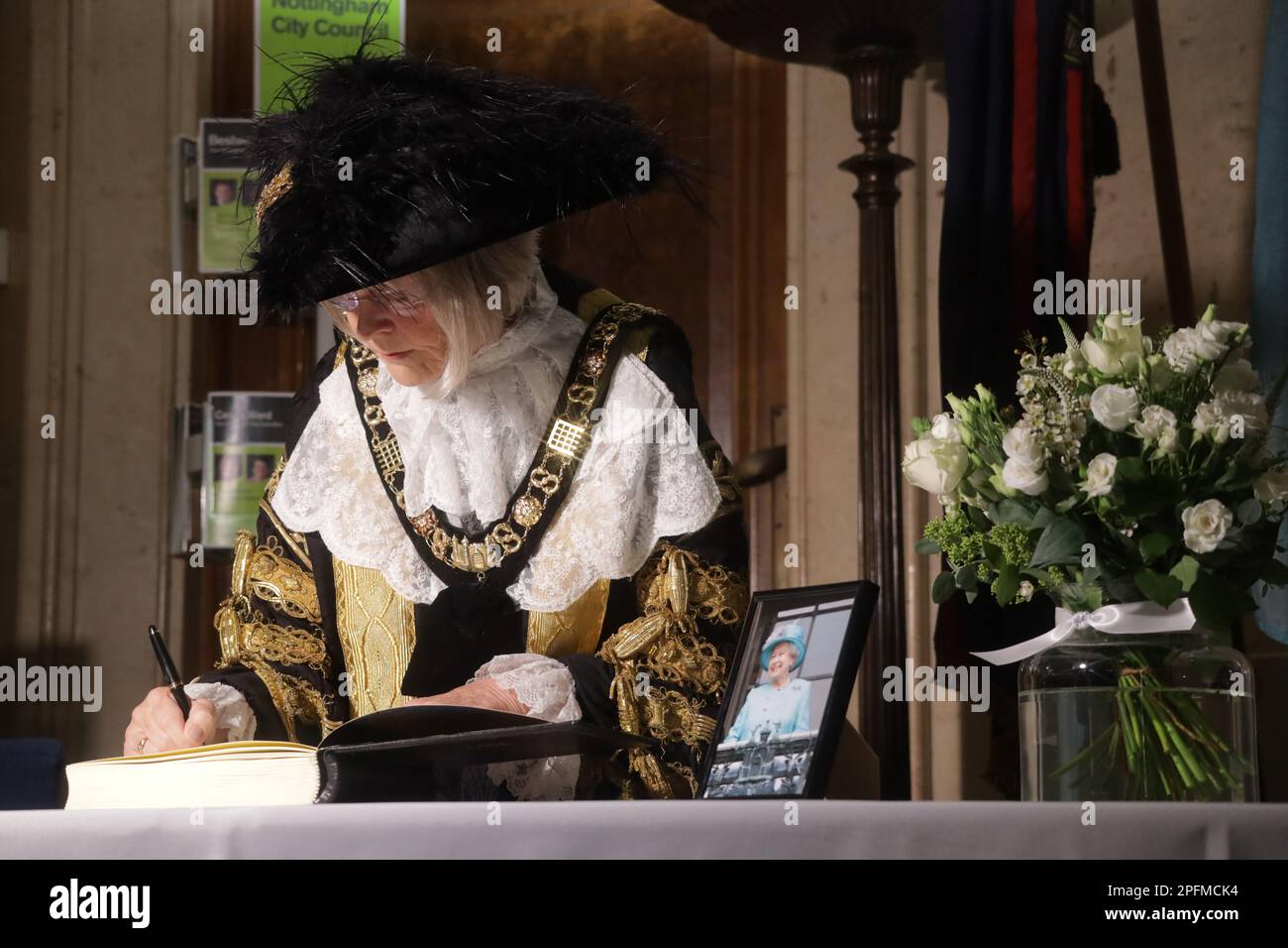 Nottingham's Lord Mayor, Councillor Wendy Smith, opened and signed a ...