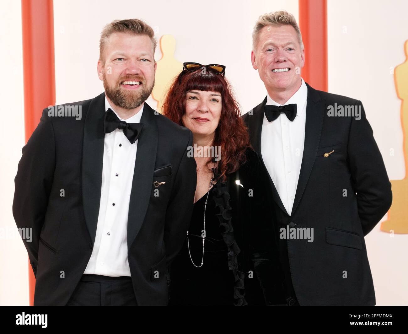 Los Angeles, USA. 12th Mar, 2023. Brian Leif Hansen, Melanie Coombs and ...