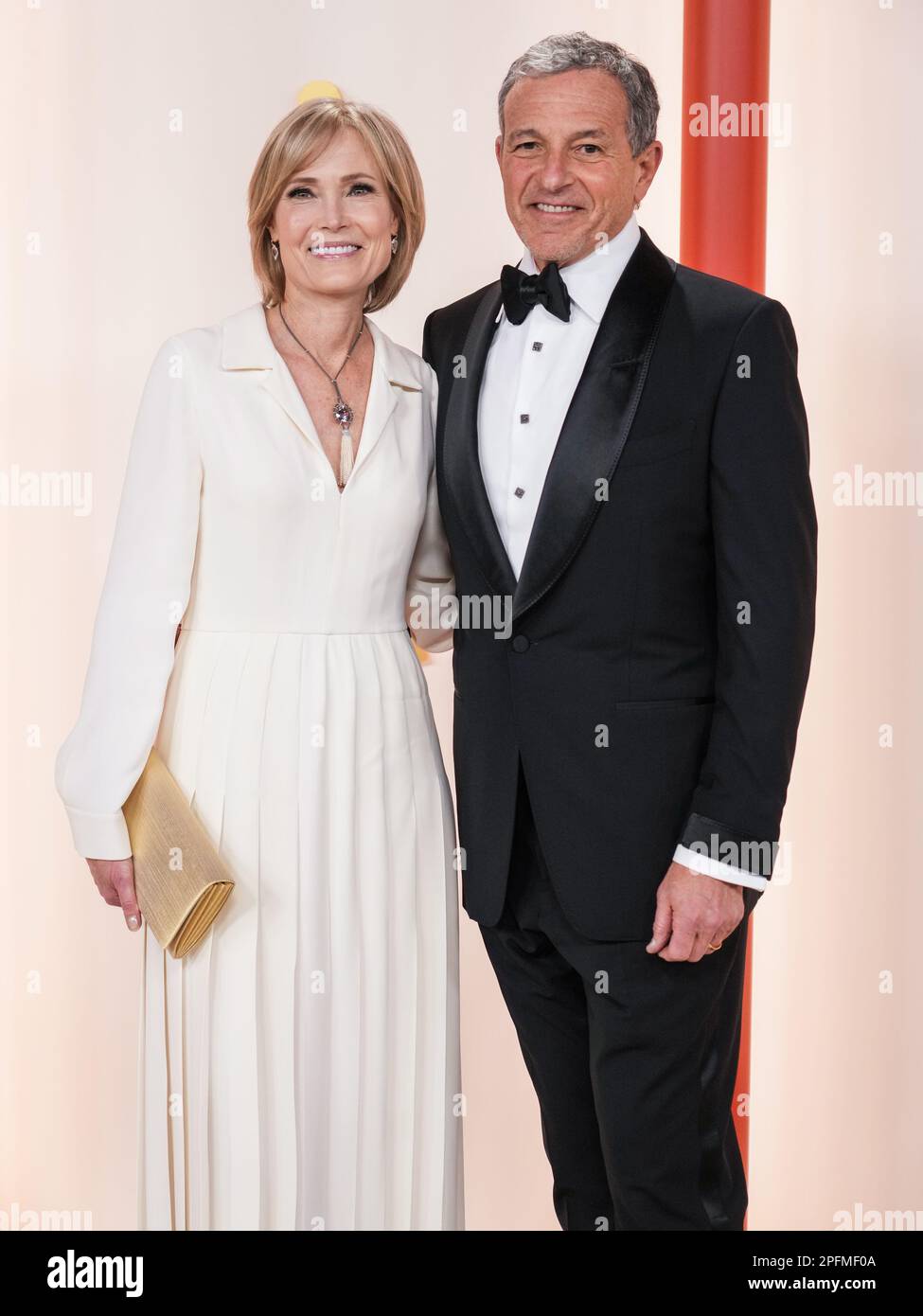 Los Angeles, USA. 12th Mar, 2023. Willow Bay and Bob Iger walking on ...