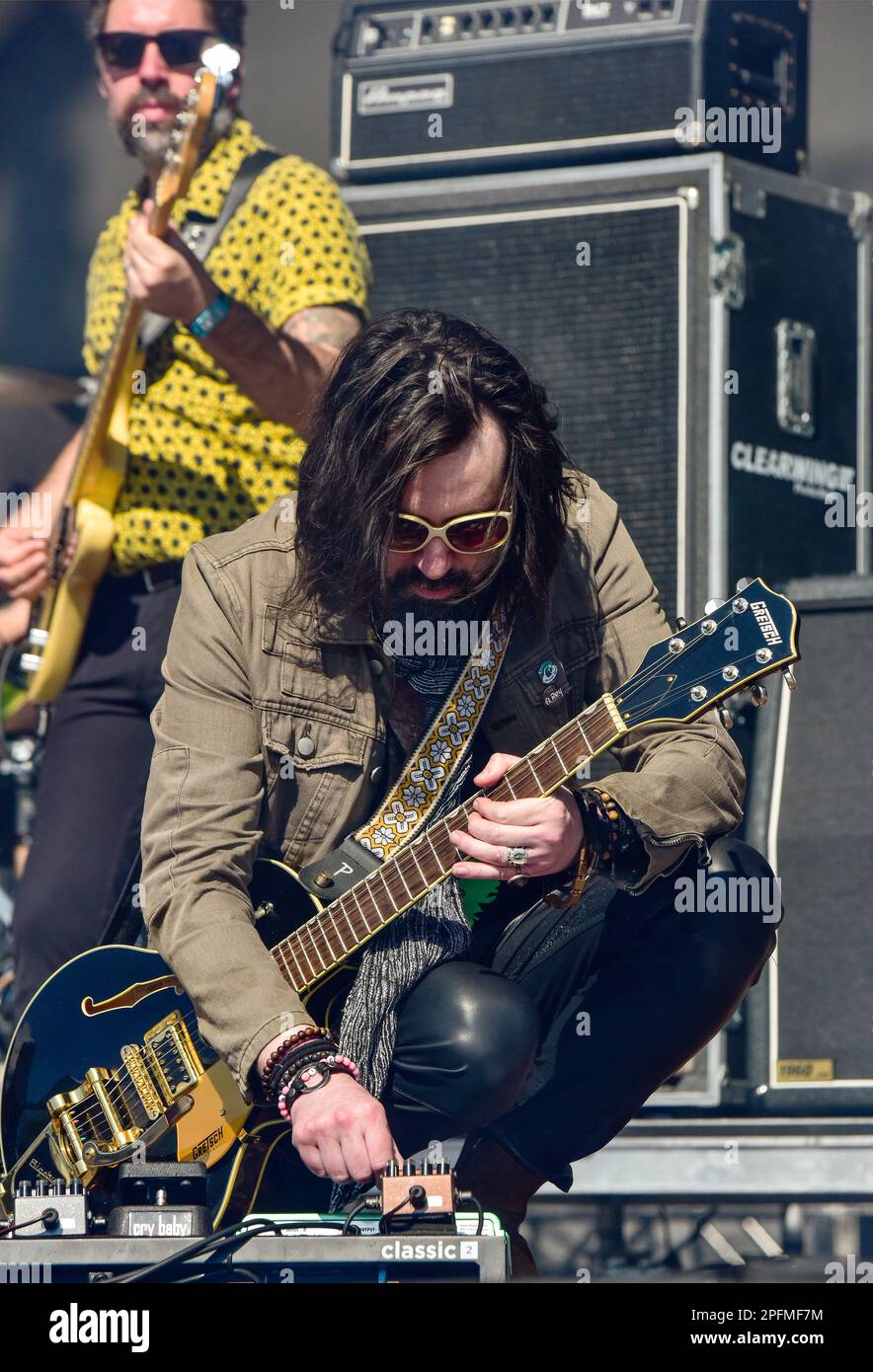 Tempe, Arizona, USA. 25th February, 2023 The Glorious Sons performing ...