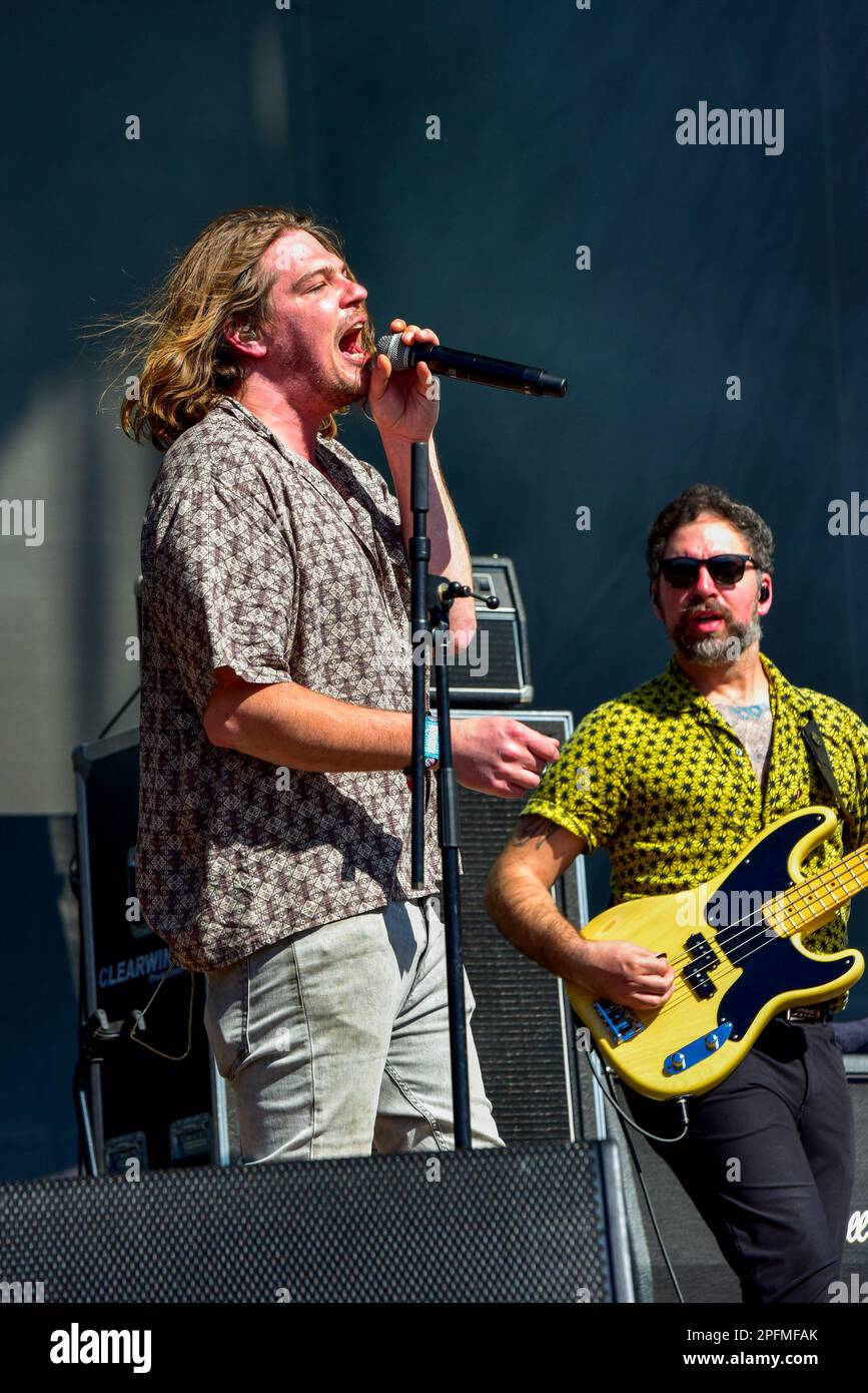 Tempe, Arizona, USA. 25th February, 2023 The Glorious Sons performing ...