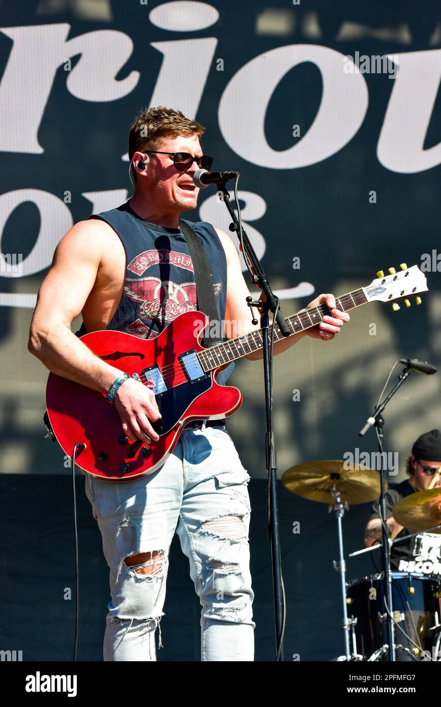 Tempe, Arizona, USA. 25th February, 2023 The Glorious Sons performing ...