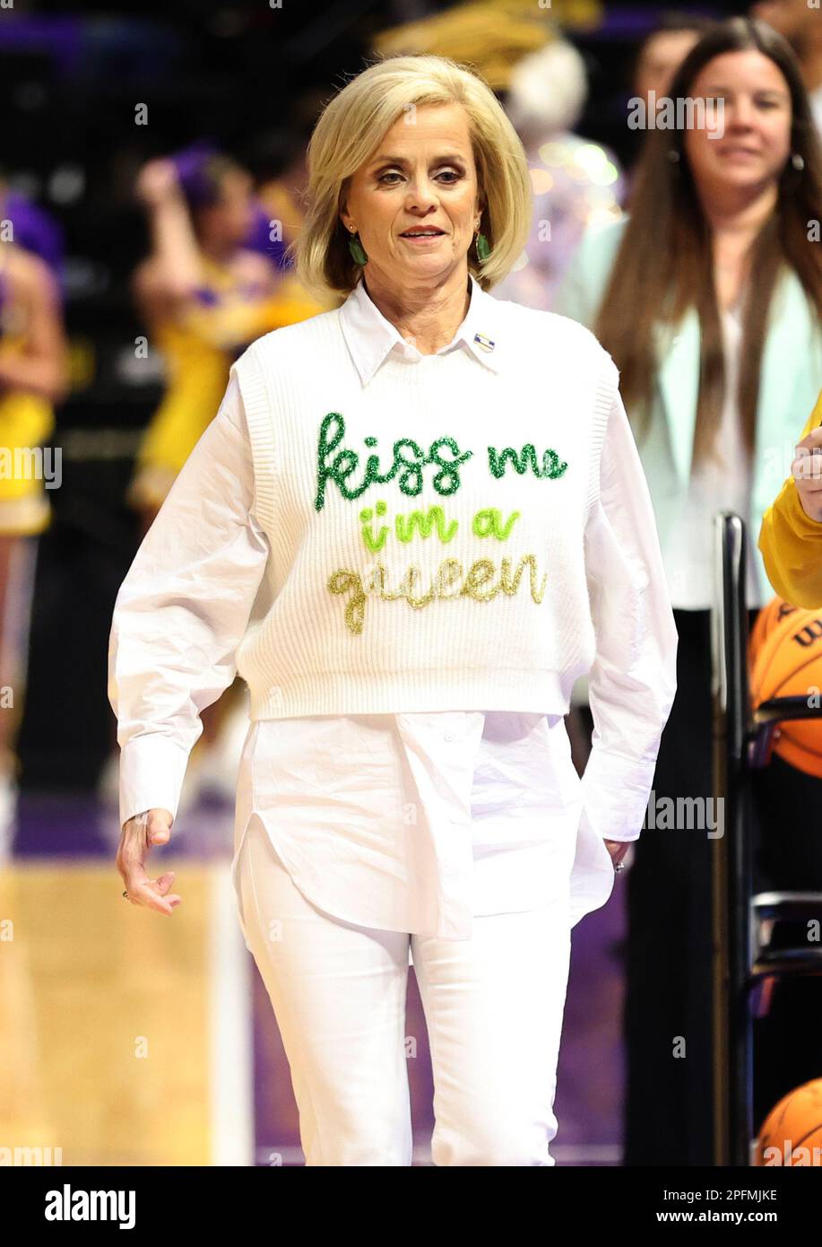 Baton Rouge, USA. 17th Mar, 2023. LSU Tigers head coach Kim Mulkey ...